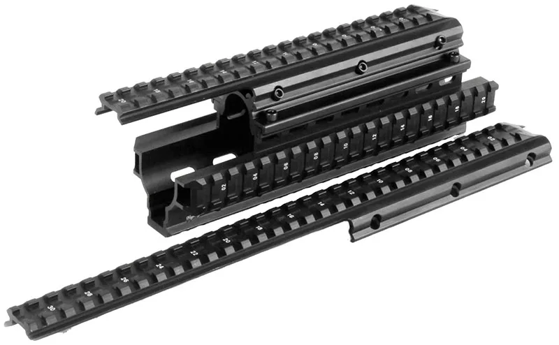 Aluminum Saiga 12 Gauge Accessory Mount System Forend with 2 Top Slots ...