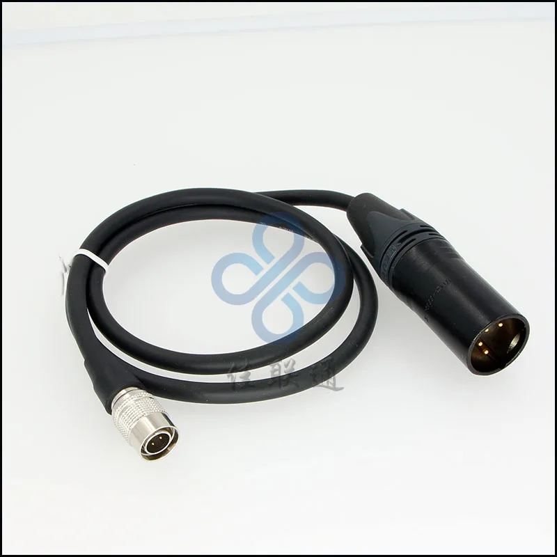 cannon male XLR4 Connector Plug to 4 pin Hirose male HR10A 7P 4P(73 ...
