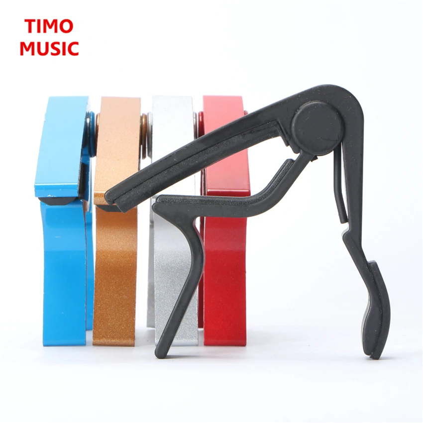 New Silver Quick Change Clamp Key Acoustic Classic Guitar Capo For Tone ...