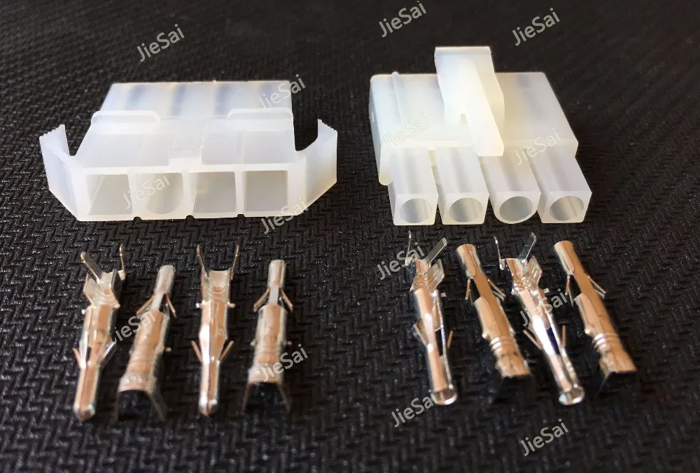 4 Pin 4 Way Female And Male Big Tamiya Connector Kits Large Tamiya L6.2 ...