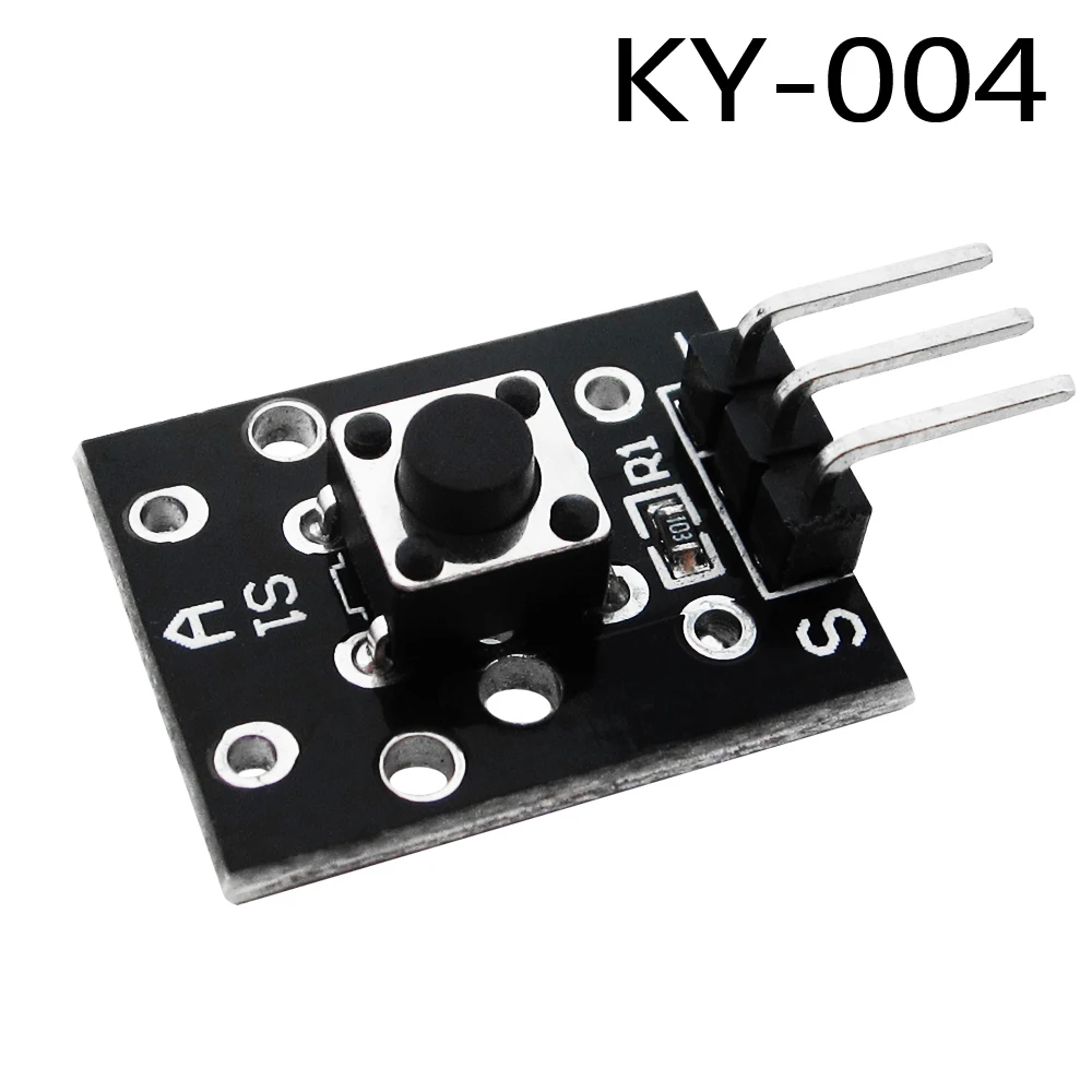 Ky 004 3pin Button Key Switch Sensor Module For Diy Starter Kit 6 6 5mm