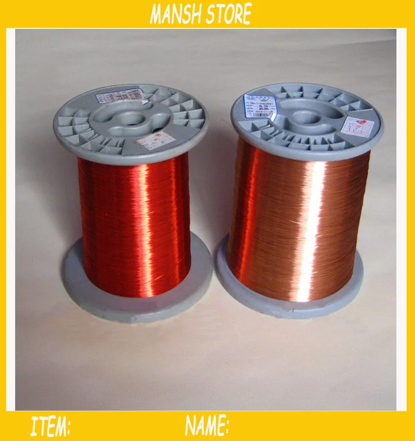 Alambre de cobre esmaltado de poliuretano, 0,27mm, 800m, QA 1/155, envío gratis|polyurethane ...