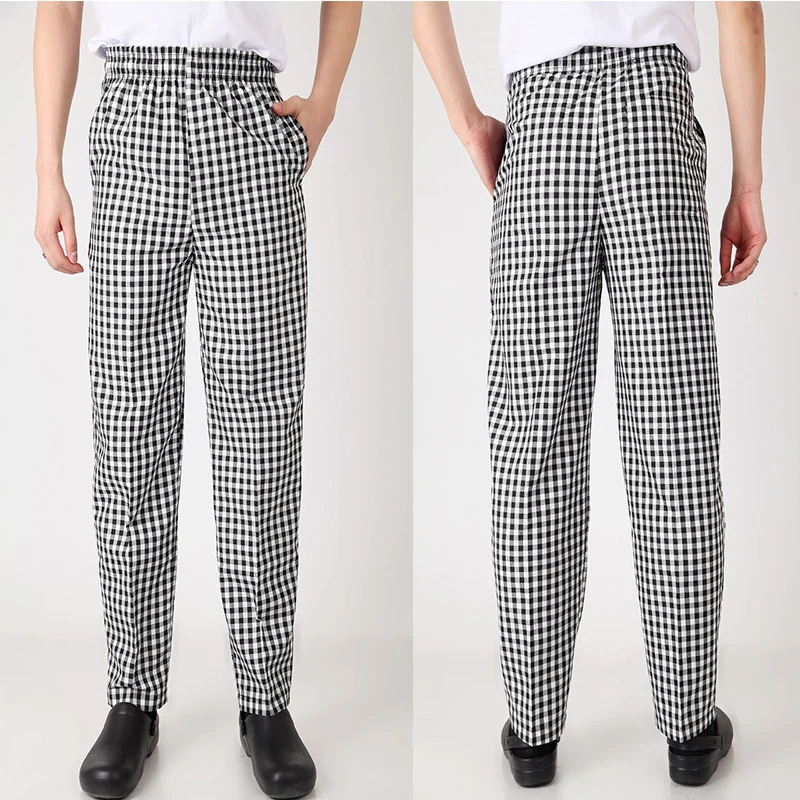 Hotel cook waiter pants Cook chef work clothes restaurant Chef Elastic ...