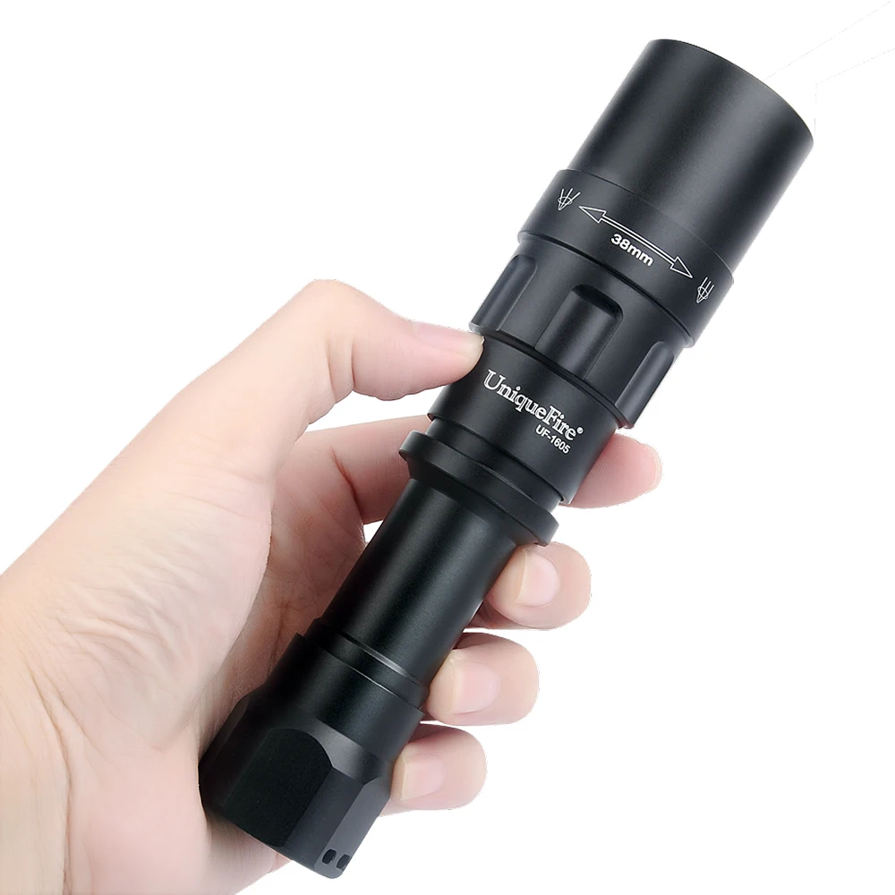 Uniquefire 1605 Zoomable 4715as 38mm Lens Infrared 850nm Flashlight 3 ...