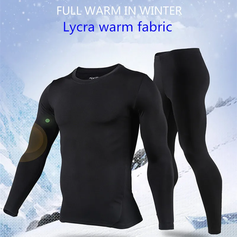 Male cold proof sports set of underwear underpants and outside sport ...