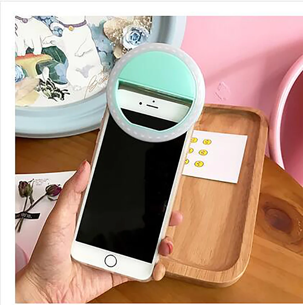 Selfie Ring Mirror Makeup Case For Huawei Honor 7 Lite / Y6 Ii Led ...