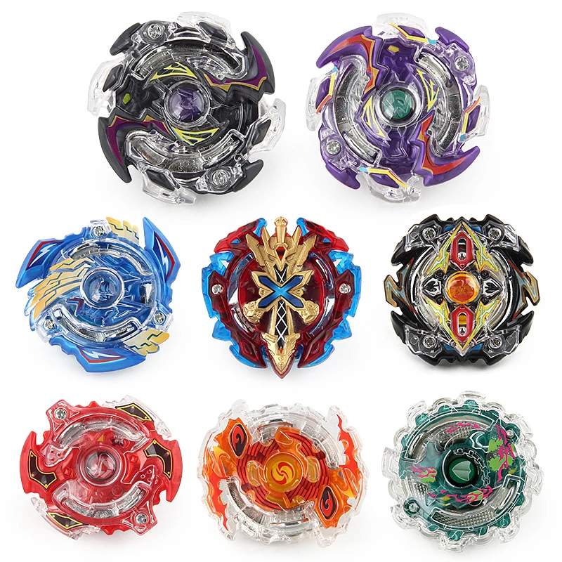 8 STYLE MIX Spinning Top Burst Fighting Battle Spinning Top Set Kid ...