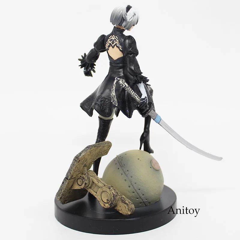 NieR:Automata 2B YoRHa No.2 Type B PVC Figure Collectible Toy 15cm PS4 ...