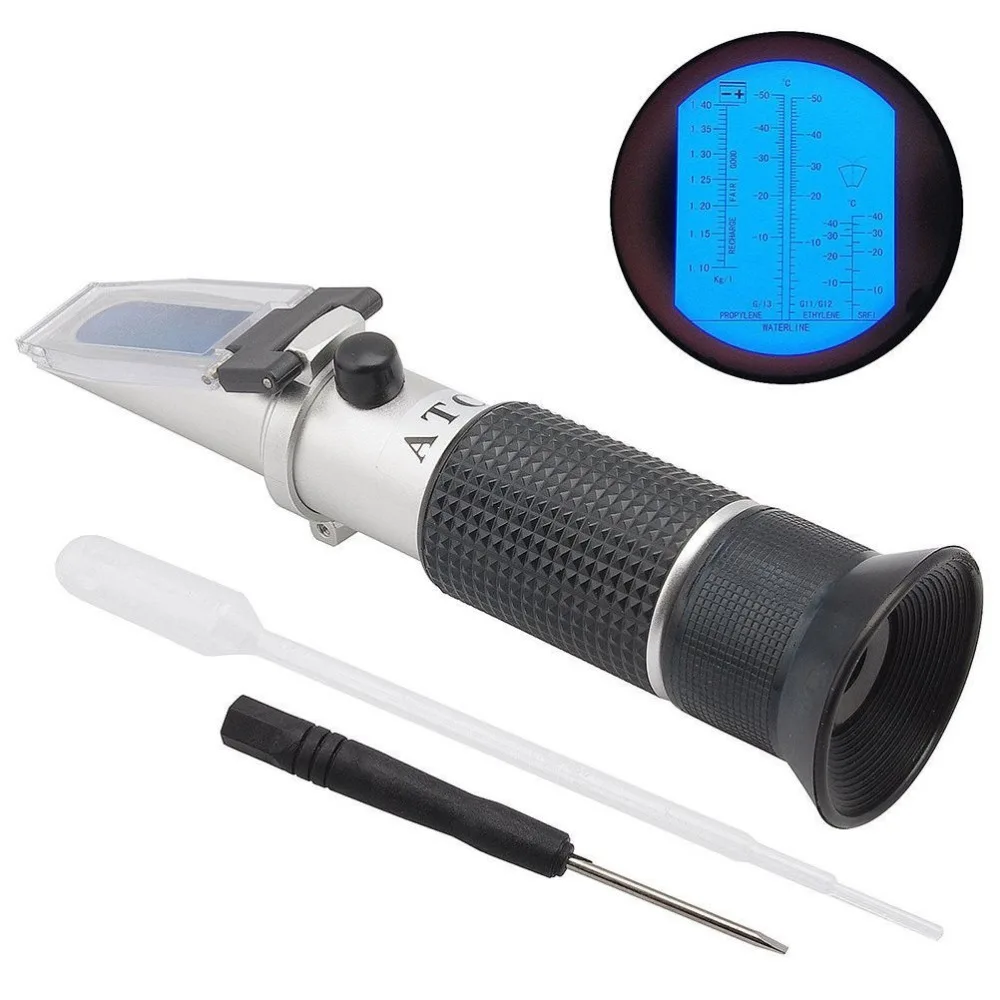 UTMALL Hand Held Tester Tool 4 In 1 Engine Fluid Glycol Antifreeze ...