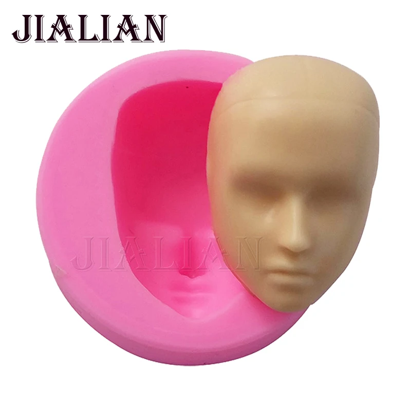 DIY-Boy-man-Face-Silicone-Mold-head-Fondant-Molds-Cake-Decorating-Tools ...