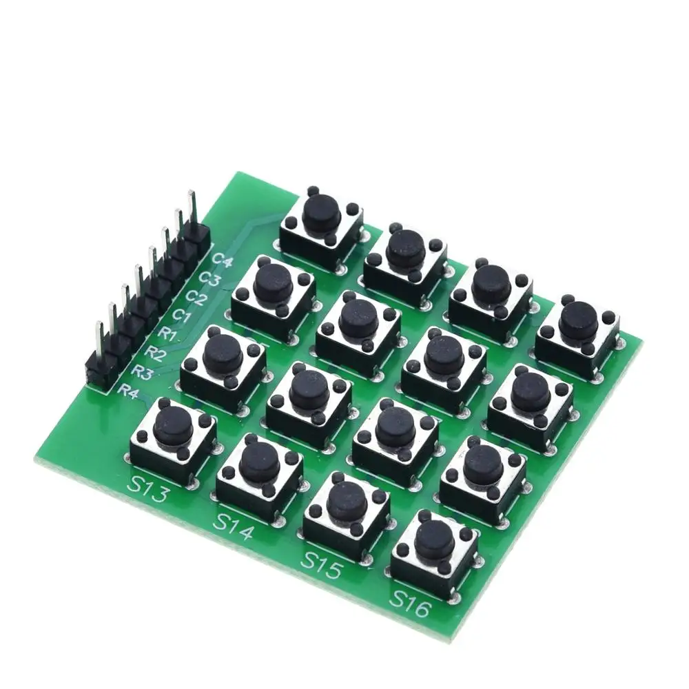 4x4 Matrix 16 Keypad Keyboard Module 16 Button Mcu for Arduino - buy at ...