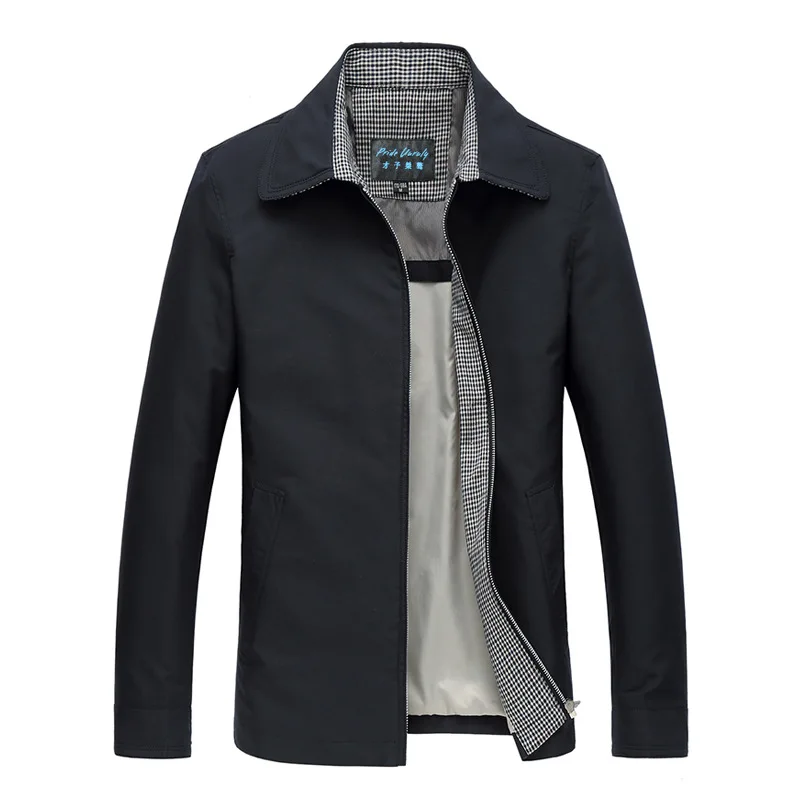 2018 New Autumn Slim Thin Men Jacket Spring Cotton 2017 Fashion Clothes ...