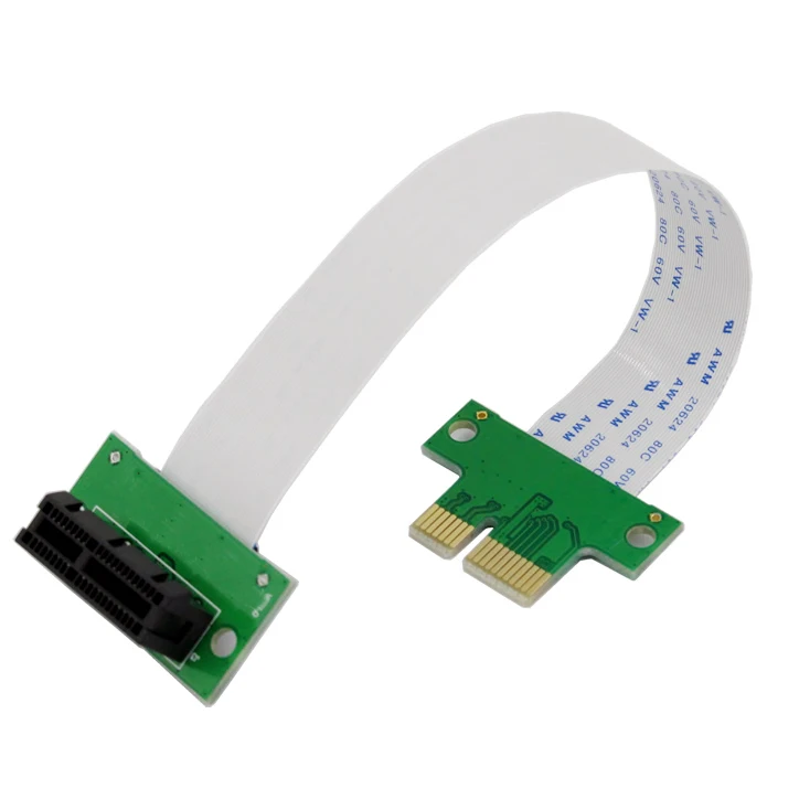3 units PCI Express (PCI E) 1X FPC 라이저 익스텐더 케이블, 90도, PCIe 확장 케이블 1U 2U ...