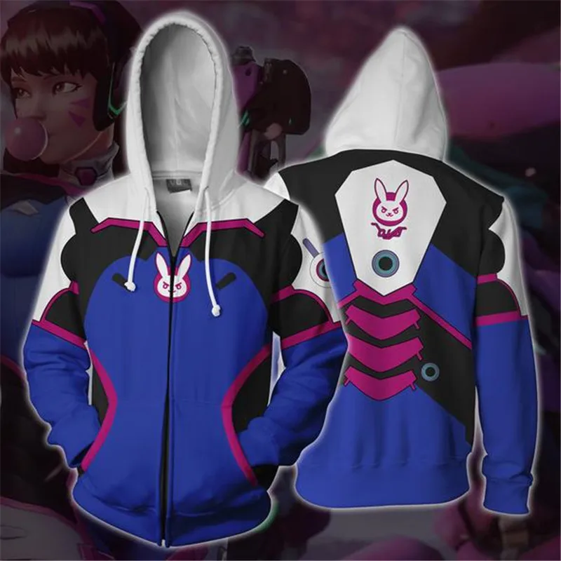 New-Overwatches-Hooded-Sweatshirts-Genji-DV-a-Mercy-Full-Zip-Thin ...