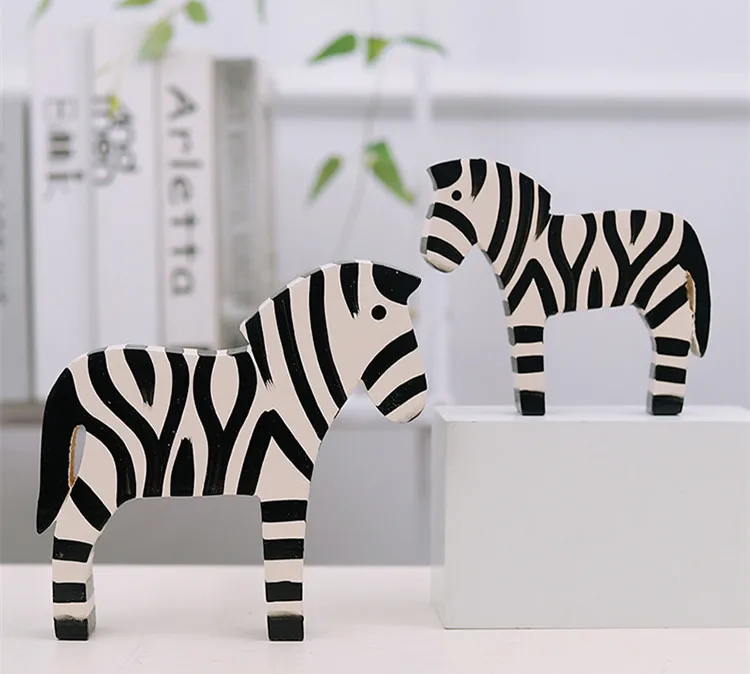 Action Figures Safari animal Zebra animal Black and White zebra Zizi ...