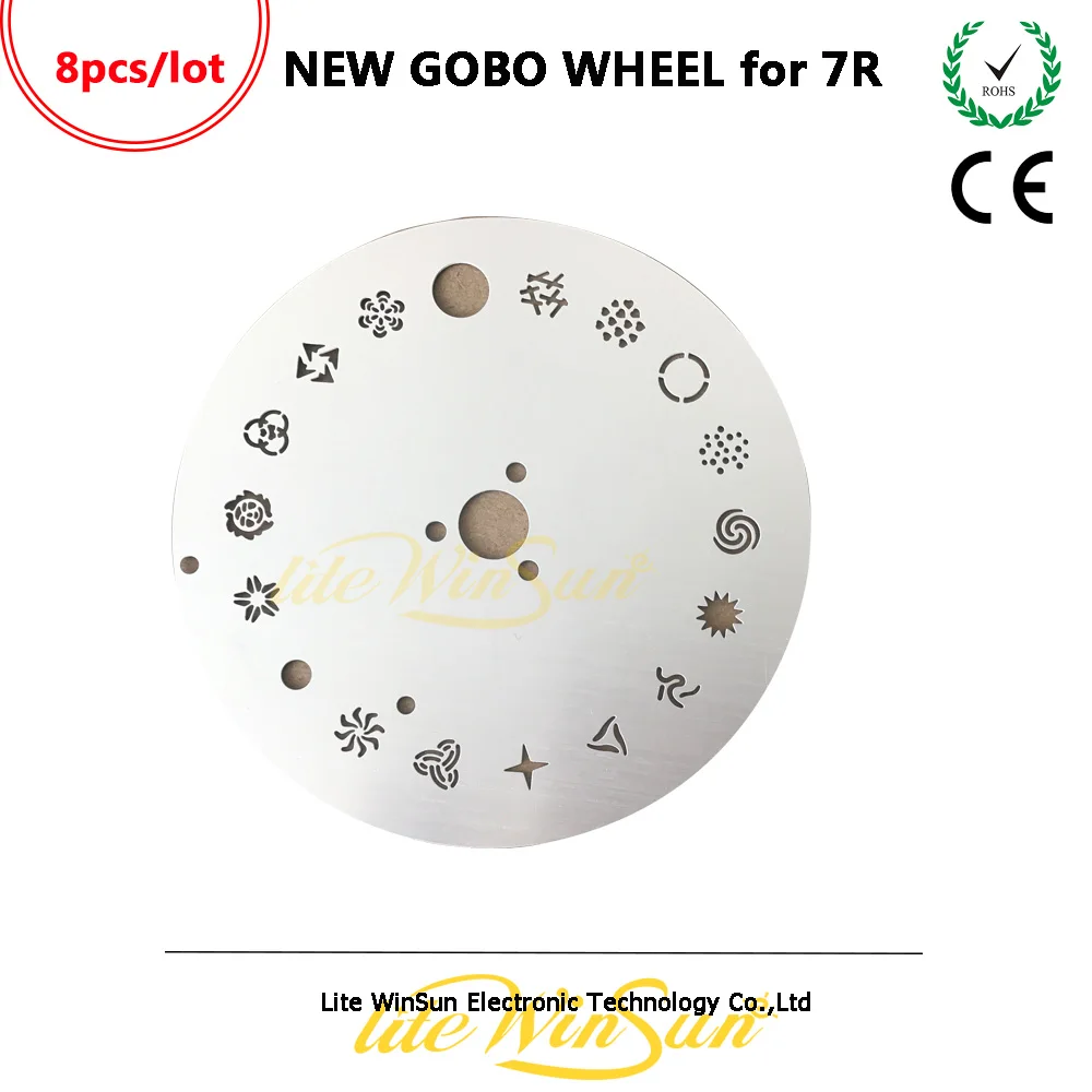 Litewinsune 8PCS FREE SHIP NEW Fix Gobo Wheel for Beam 5R Beam R7 ...