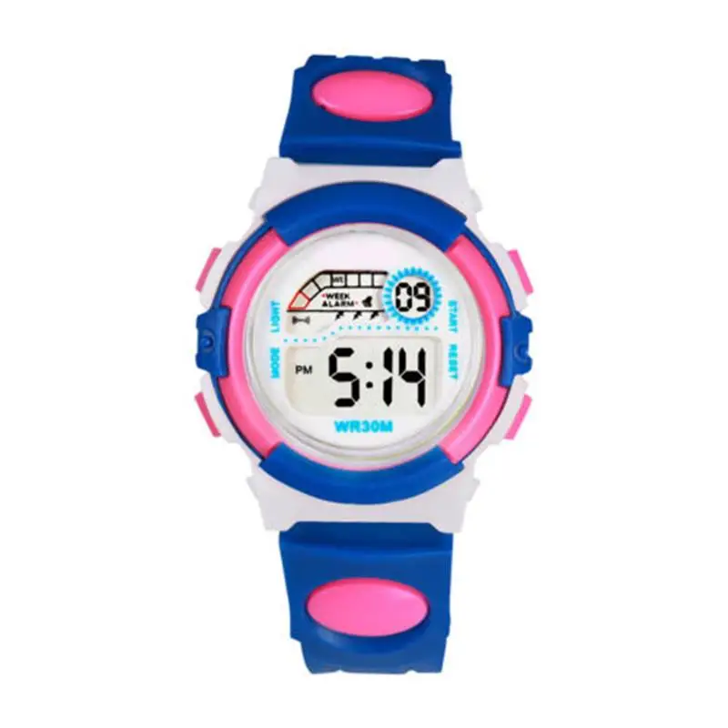 Children Watch Kids Watches Sports Watch Girls Boys Rubber Children LED ...