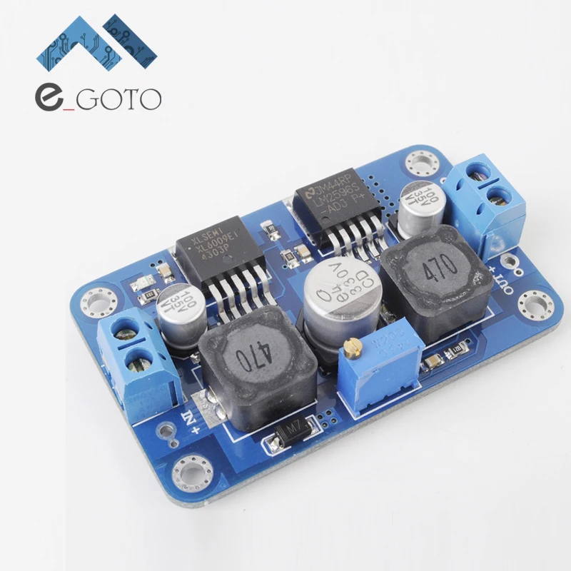 DC DC Automatic Step Up Step Down Module 3.5V 28V to 1.25V 26V Voltage ...