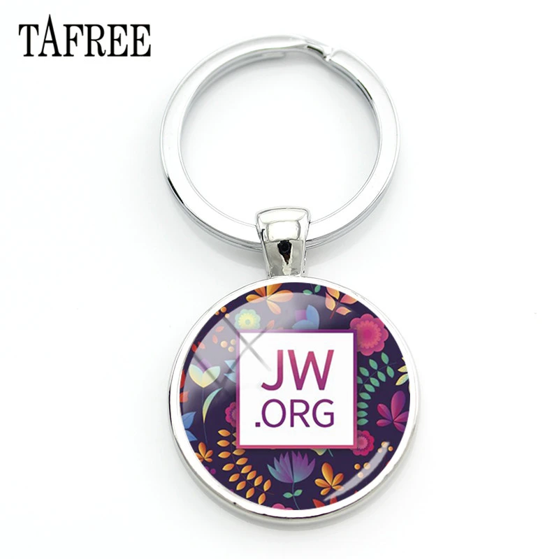 Tafree New 2018 Jw.org Keychain Jehovah's Witnesses Jw Pendant Glass ...