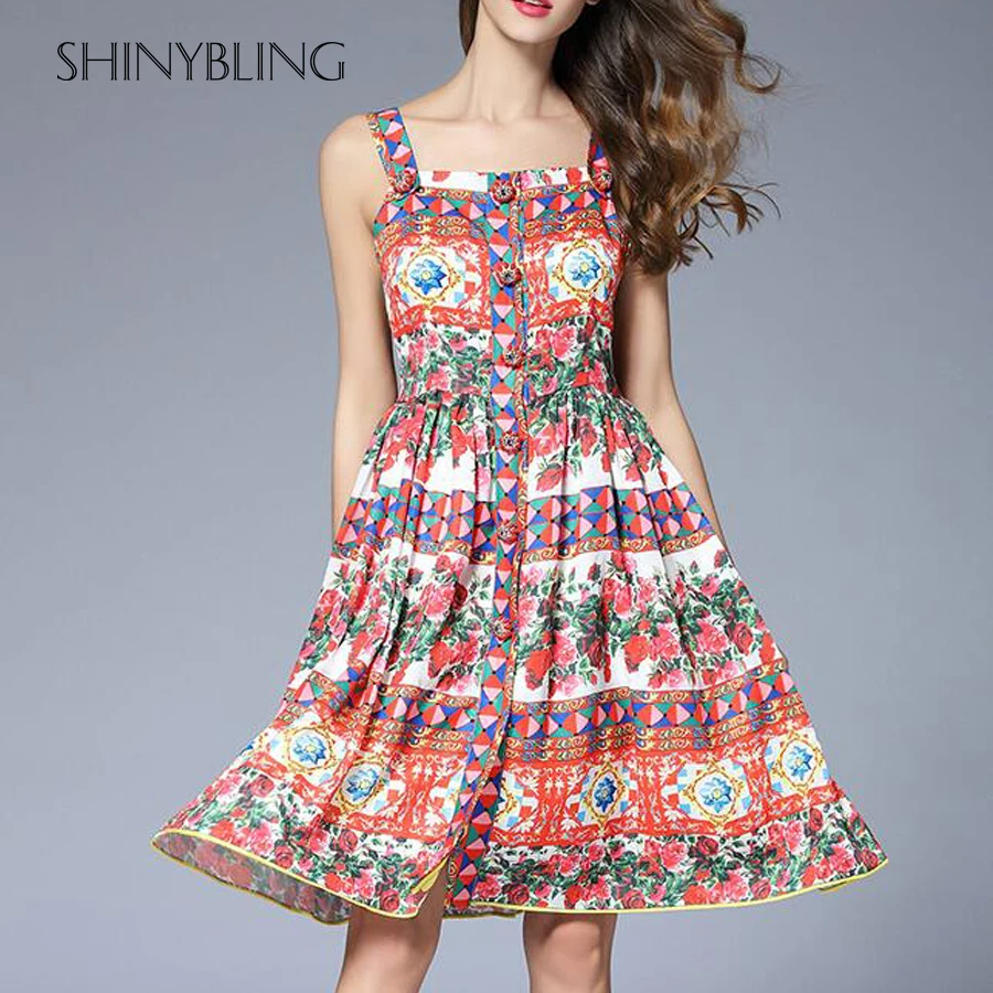 Cruising Italian Style Women Runway Fashion Summer Sexy Sleeveless ...