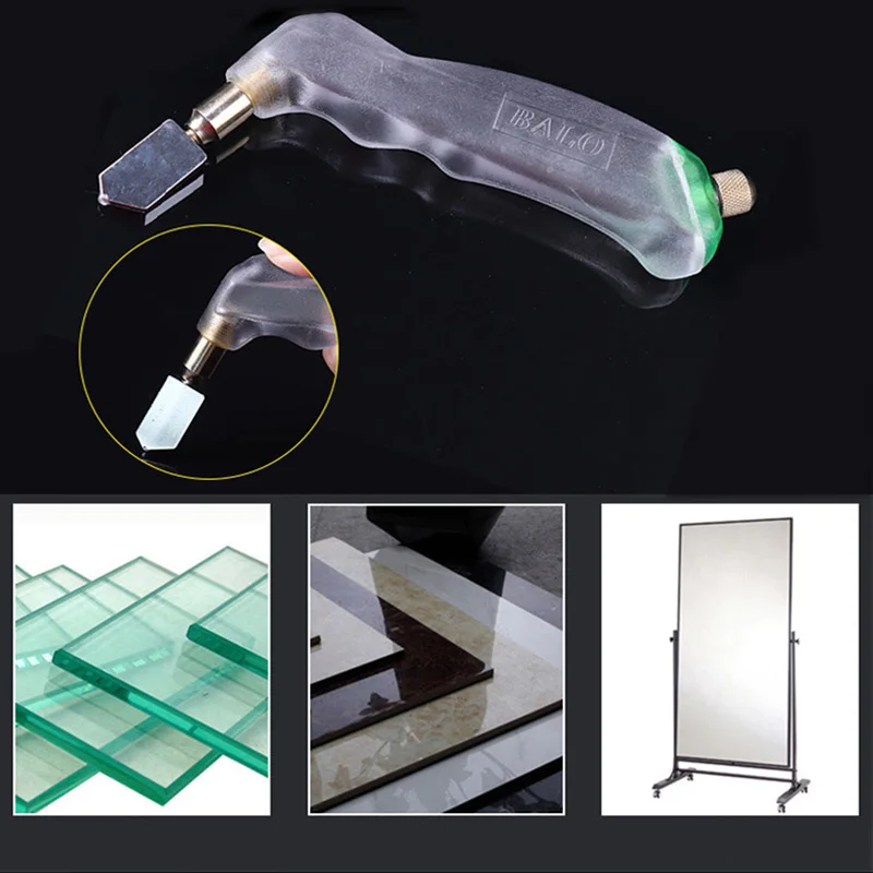 Pistol Grip Oiled Glass Cutter Roller Tungsten Carbide Stained Glass