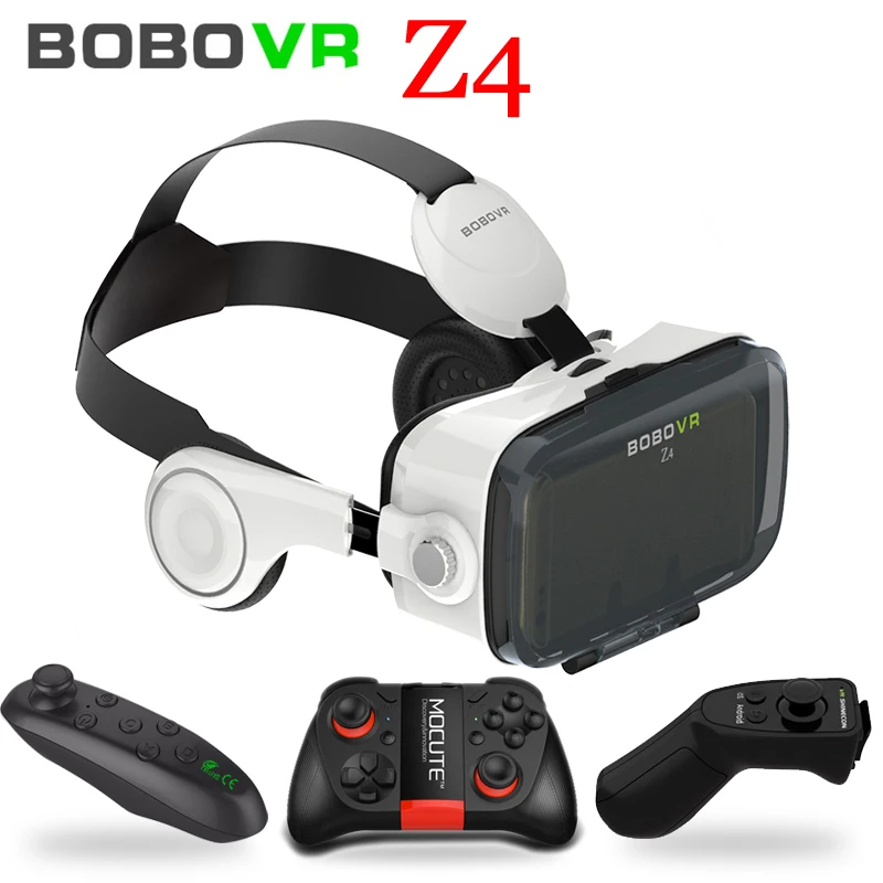 Original BOBOVR Z4 Óculos de Realidade Virtual VR fone de Ouvido Caixa de Papelão Couro 3D ...