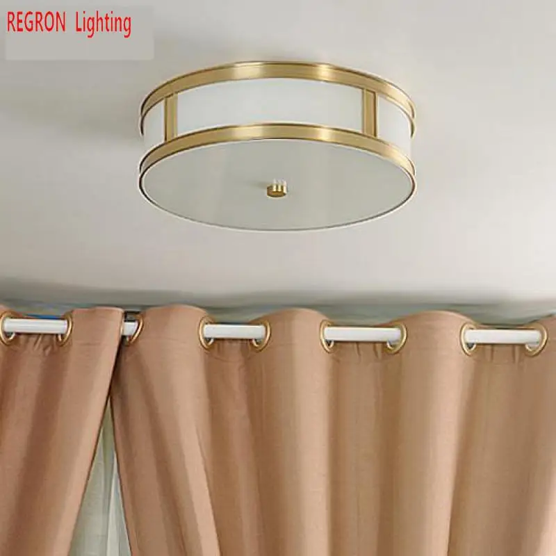 Surface study reading Ceiling Light for student Modern Copper Led ...