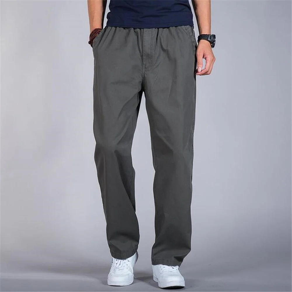 ROSICIL 6XL Plus Size Cargo Pants Elastic Waist Men s Trousers Large ROSICIL 6XL Plus Size Cargo Pants Elastic Waist Men s Trousers Large