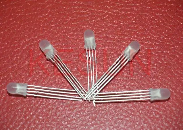 1000PCS-x-5mm-RGB-Diffused-4pin-Long-Leg-Superbright-Common-Anode ...
