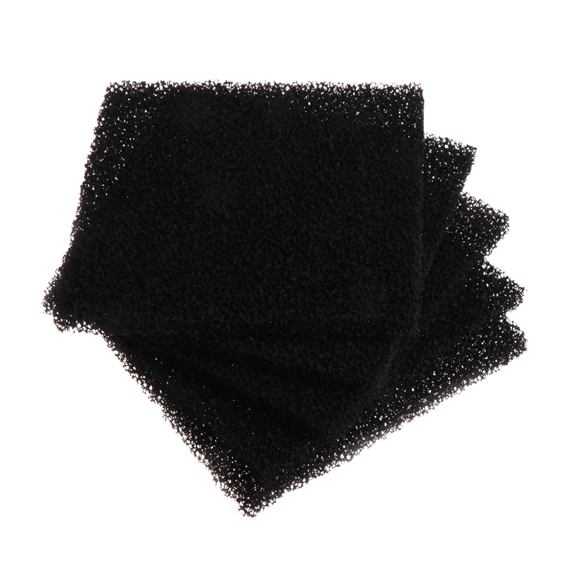 5pcs Universal Black Activated Carbon Foam Sponge Air Filter ...