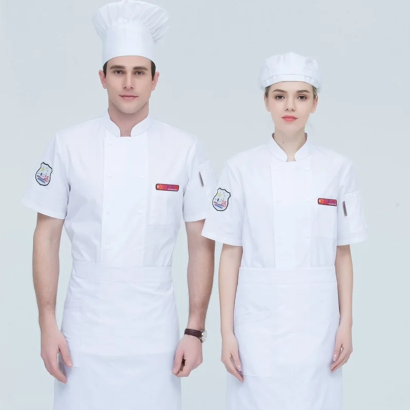 Top Quality Cook Suit Short-sleeve Chef Uniform Men's Fashion Chef ...