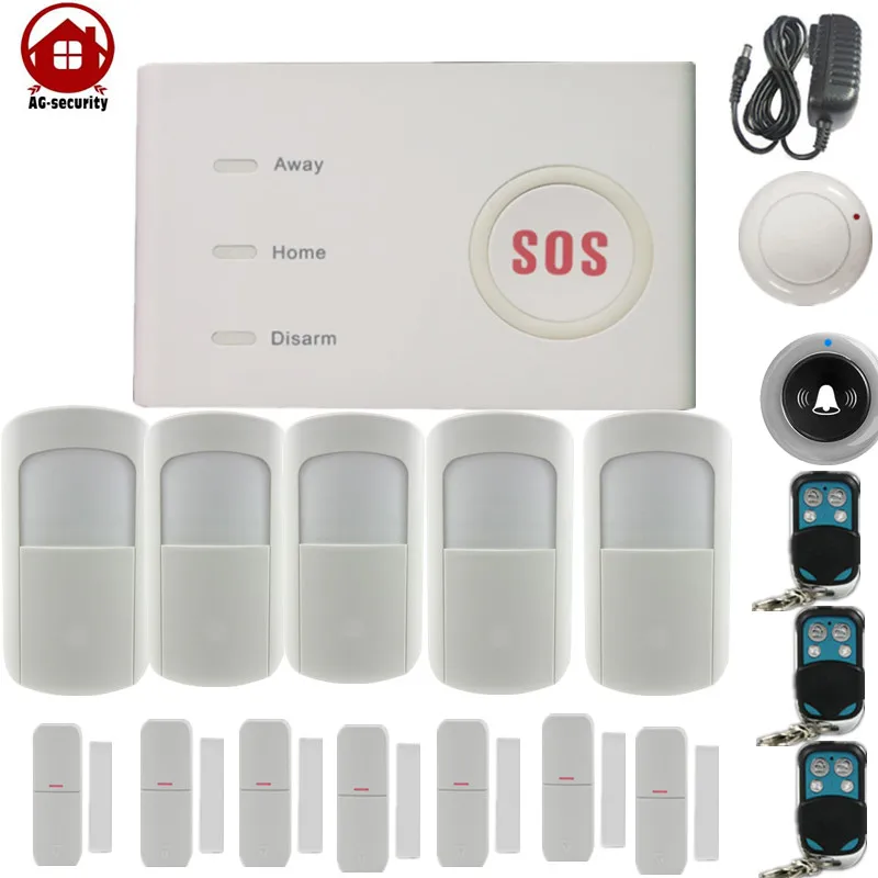 AG security Factory Smart home security WIFI GSM intruder burglar alarm ...