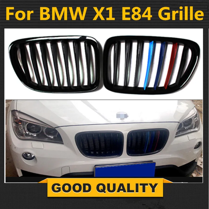 For BMW E84 X1 M Gloss Black M Color Kidney Sport Hood Grill SUV 2011 ...