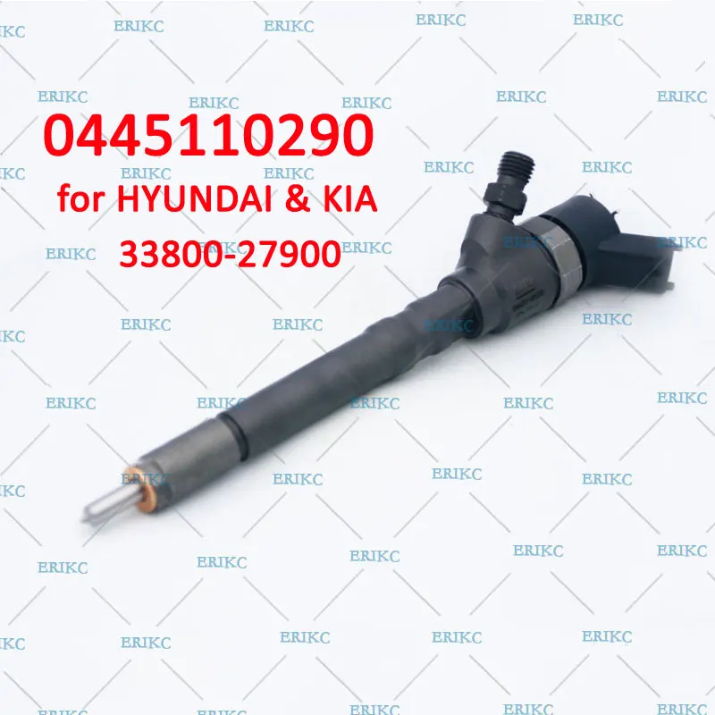 33800-27900 0445110290 Diesel Common Rail Injector Nozzle Assy 0445 110 ...