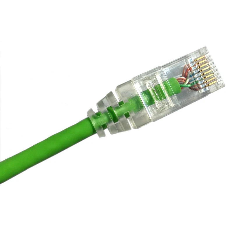 9 Colors Cat6 Mini Patch Cable 28AWG RJ45 Cat 6 Connectors with Clear ...