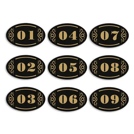 10pcs-set-Number-plate-table-number-restaurant-paste-number-posted ...