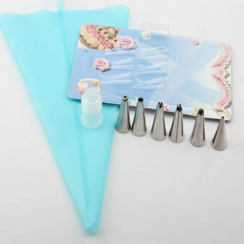 8 개대 스테인레스 스틸 아이싱 파이프 노즐 과자 가방 Sugarcraft 크림 케이크 장식 팁 케이크 도구데코레이션 팁