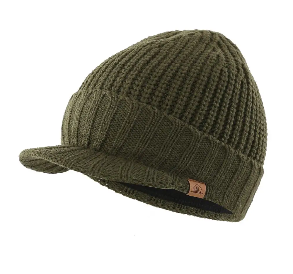 Connectyle-Men-s-Outdoor-Newsboy-Hat-Winter-Soft-Warm-Hat-Thick-Knitted ...