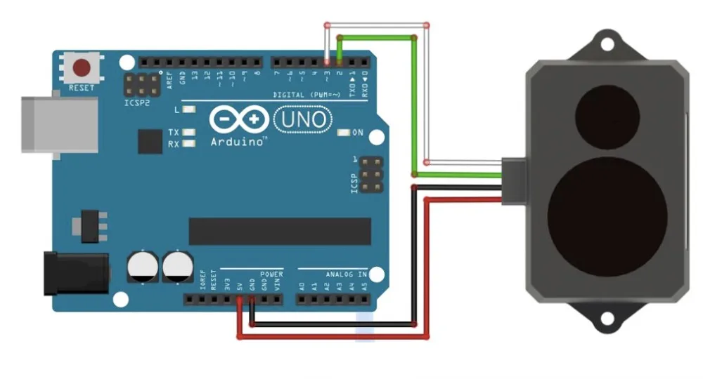 RCmall Lidar Range Finder Sensor Single-Point Micro Module for Arduino ...