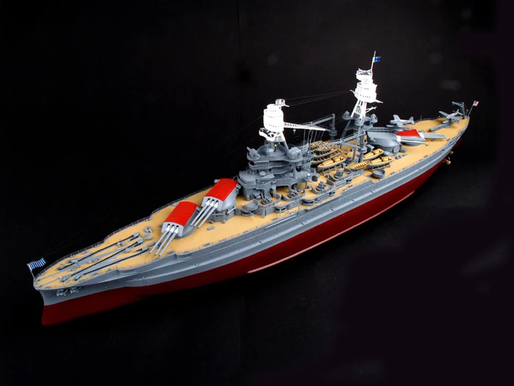 1:200 Scale USS Arizona BB 39 1941 Nearly a meter trumpeter assembled ...