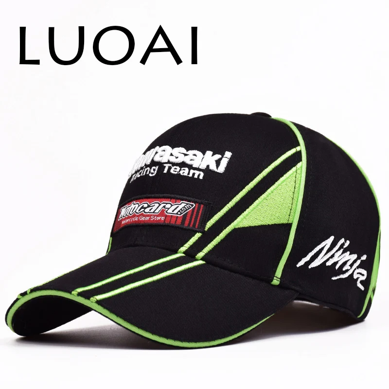 LUOAI Men formula 1 Baseball Caps Black F1 3D Embroidery Racing ...
