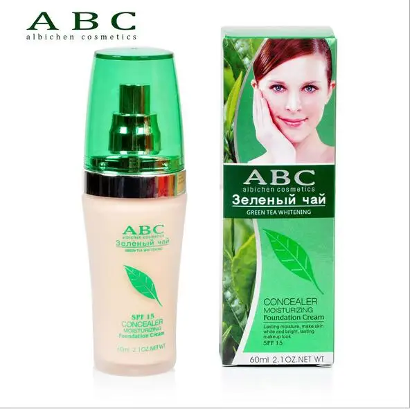 ABC-Greentea-Whitening-Liquid-Foundation-Face-makeup-Brand-Concealer ...