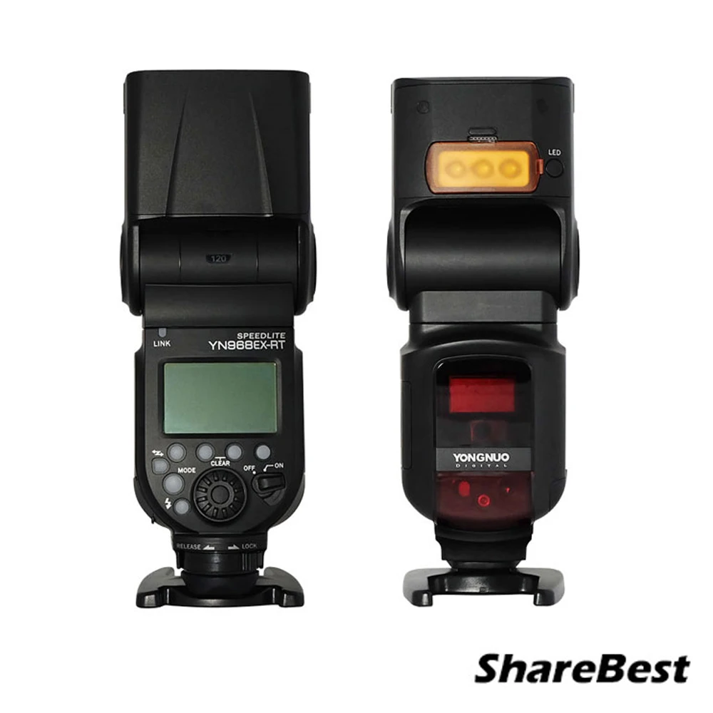 YONGNUO Flash inalámbrico YN968EX RT TTL, Speedlite con luz LED ...