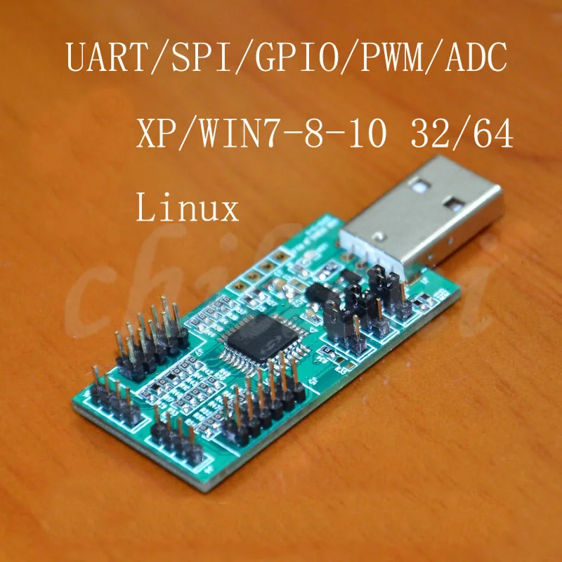 USB to UART, I2C, SPI (with 4 ADC, 4 PWM, 8 digital IO and nRF2401 test ... USB to UART, I2C, SPI (with 4 ADC, 4 PWM, 8 digital IO and nRF2401 test ...