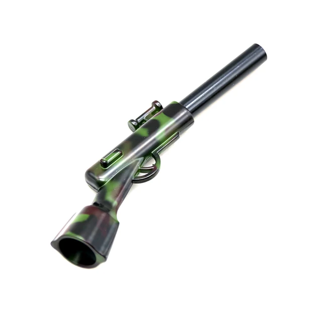 Aliexpress.com : Buy EKJ Creativity Gun Tobacco Pipes Portable Metal ...