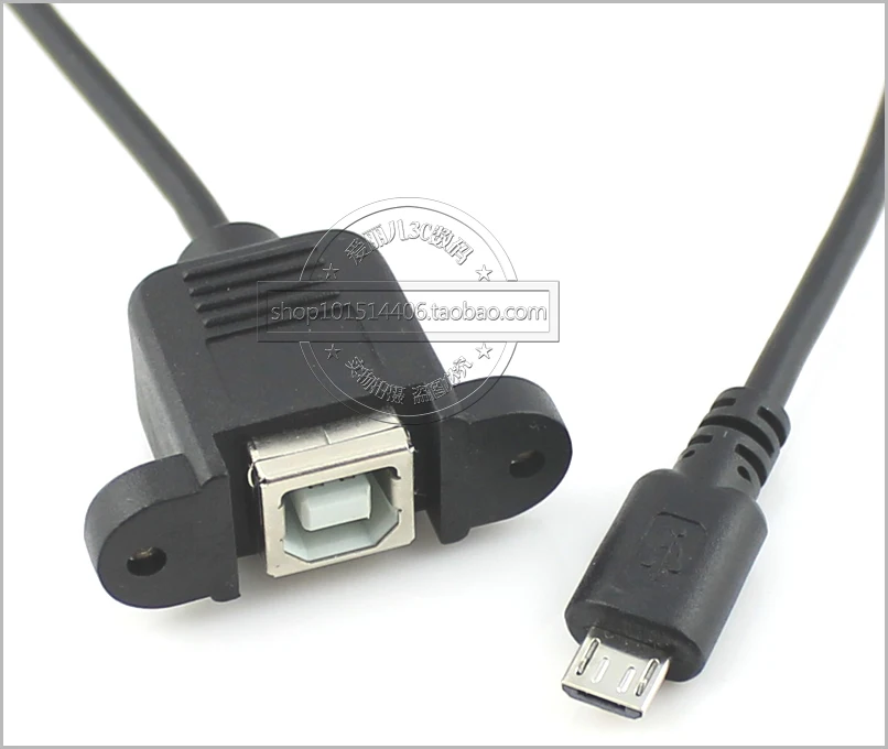 Micro USB to USB B mother with the screw holes can be fixed micro USB ...