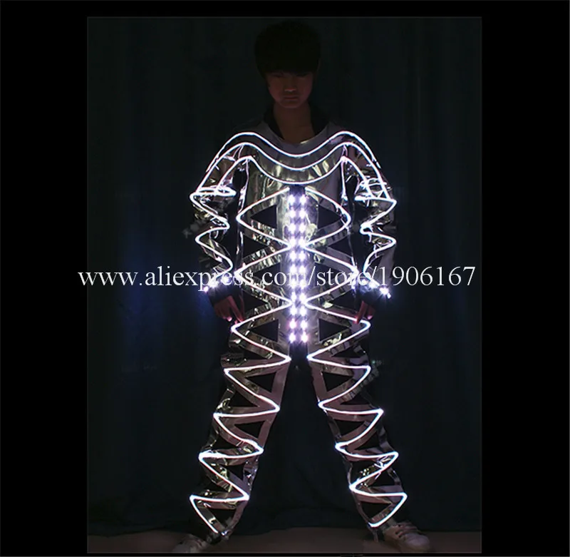Full-color-led-mirror-dance-clothes-ballroom-led-luminous-costumes ...