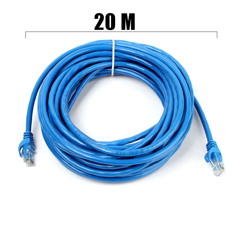 RJ45 CAT6 Round UTP Ethernet Patch Network Lan Cable 20M # 69793|lan ...