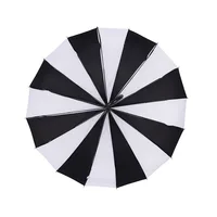 Circus Clown Stripe Parasol Umbrella - Gifts for idea