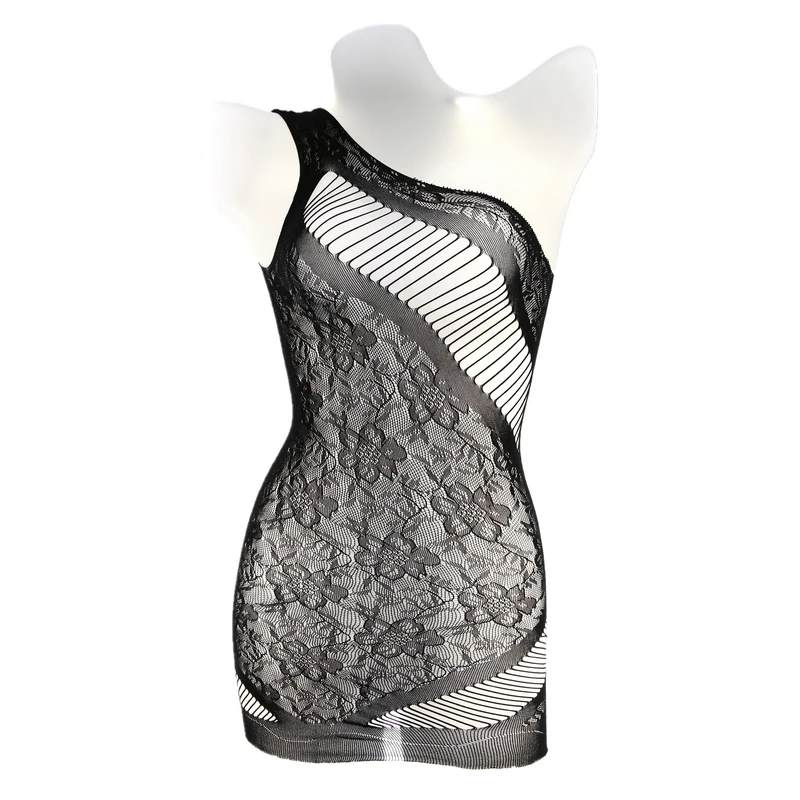 Women's One shoulder Sexy Lingerie Hot Exotic Apparel Babydolls Sex ...